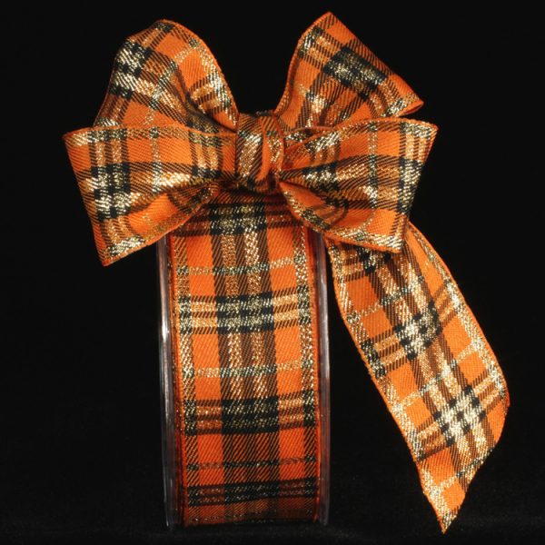 Tartan Chic Plaid Ribbon Wire Edge - Karaboo Ribbons